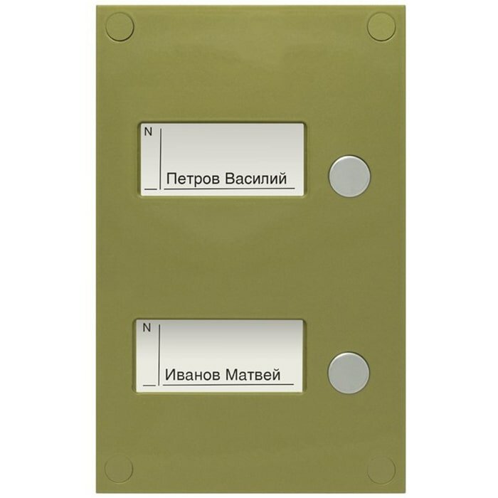 BS-424-2 кнопочная панель Vizit