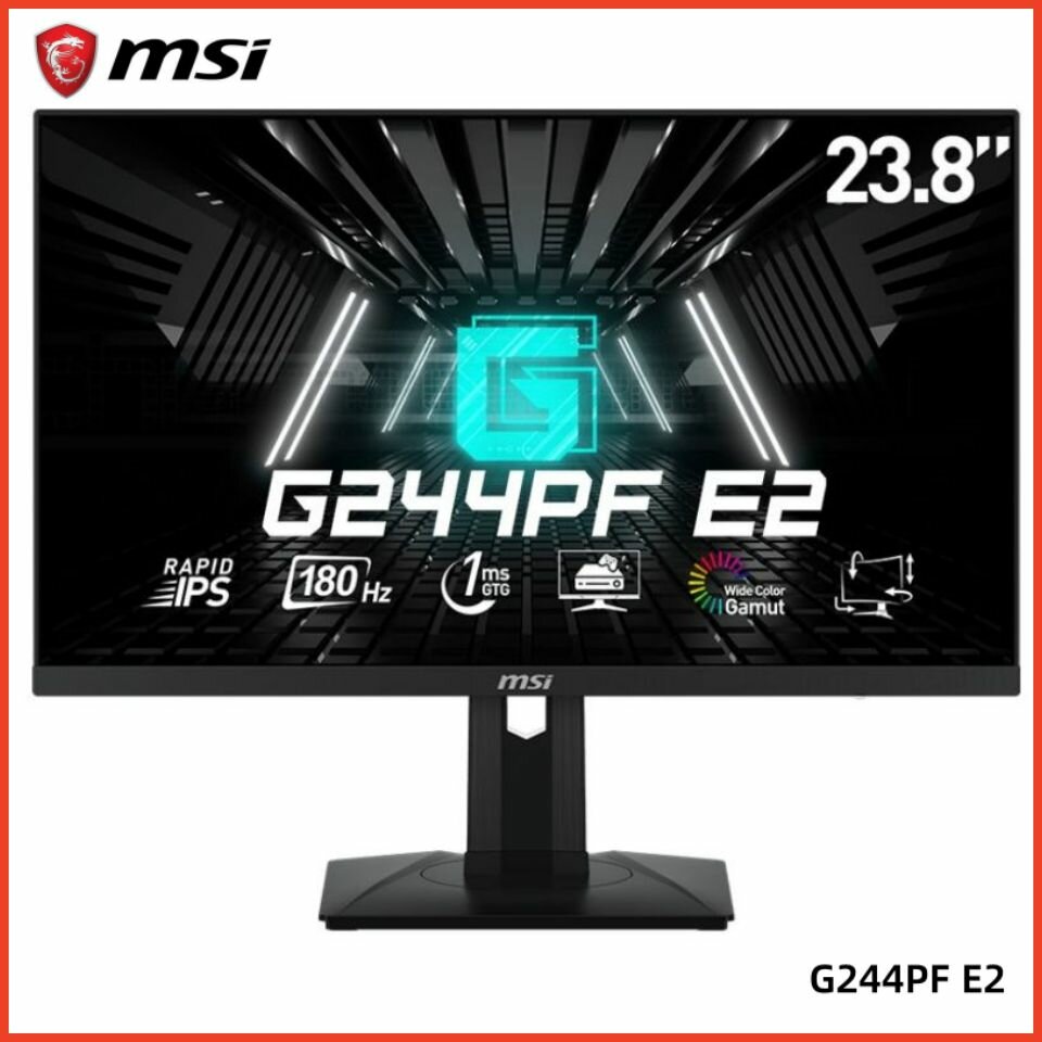 24" Монитор MSI G44PF E2, черный