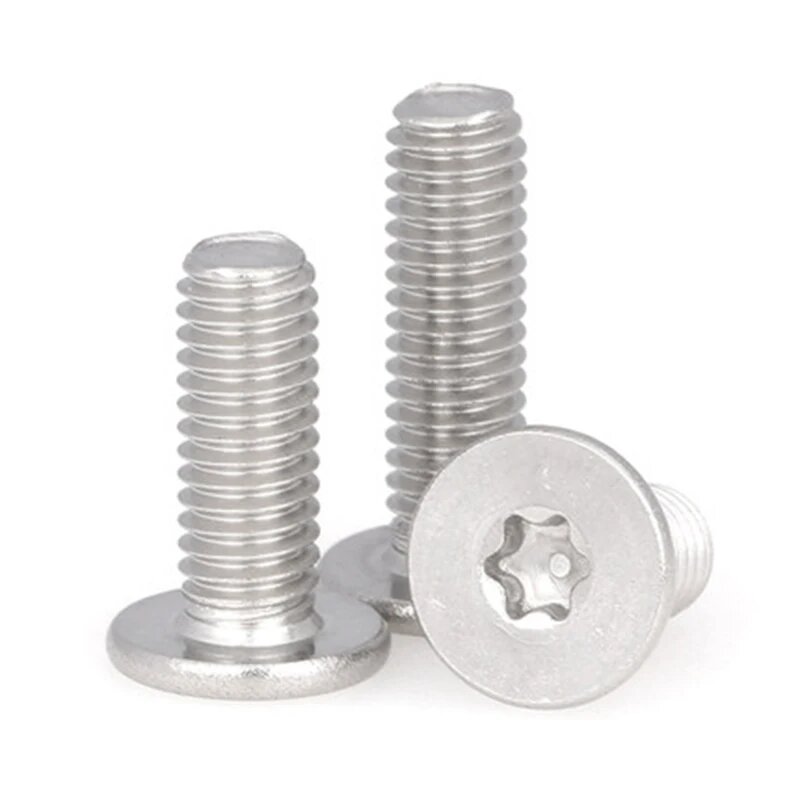 CLOXY Ультратонкие черные болты из нержавеющей стали 304 M2 M2.5 M3 M4 M5 M6 M4x8mm (20pcs), Stainles Steel