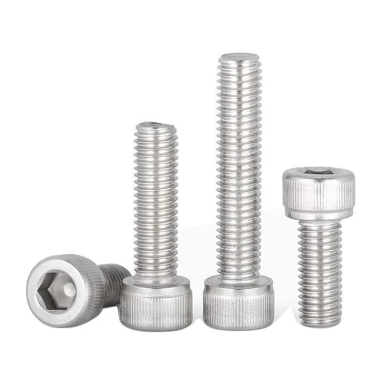 Болты из нержавеющей стали DIN 912 M1.6 M2 M2.5 M3 M4 M5 M6 M8 M3 10pcs, 8mm