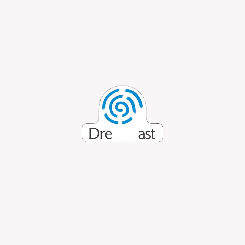 Наклейки Sega Dreamcast White-blue