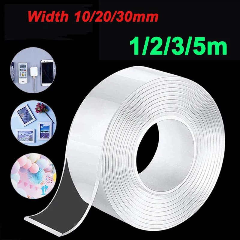 Двухсторонняя нано-лента Nano Tracsless 20 мм, 3М