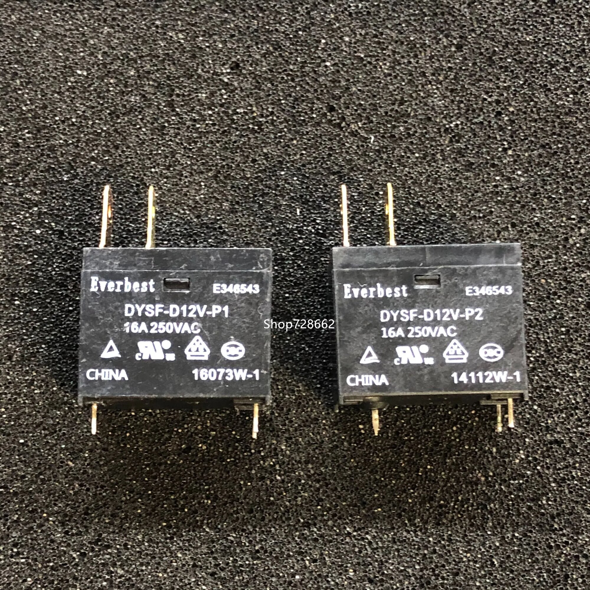 Реле DYSF-D12V-P1 DYSF-D12V-P2 16A 3PIN 12VDC P1