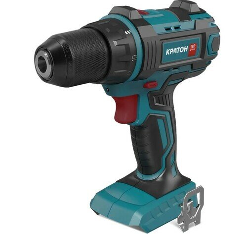 Аккумуляторная дрель-шуруповерт кратон BCD18БезЗУ, БезАКБ