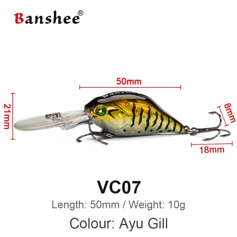Banshee 2021 новые рыболовные приманки, воблеры бас карп рыбалка искусственная приманка для ловли рыбы жесткий глубокие низкие частоты 2-4,5 м воблер блесна воблеры для рыбалки воблеры на щуку воблеры для троллинга