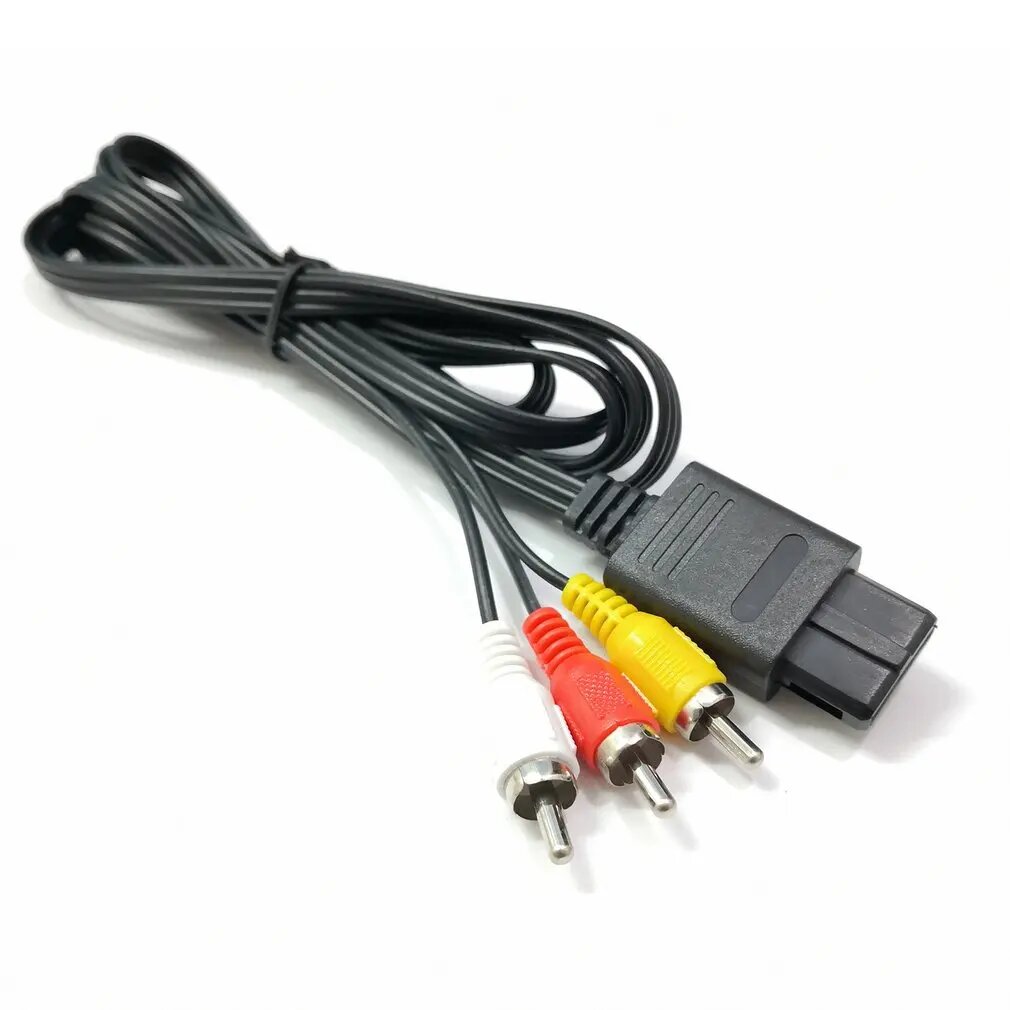 Новый N64 SNES Gamecube 6 футов RCA AV TV аудио-видео стерео кабель шнур для Nintendo 64 изысканный дизайн прочный