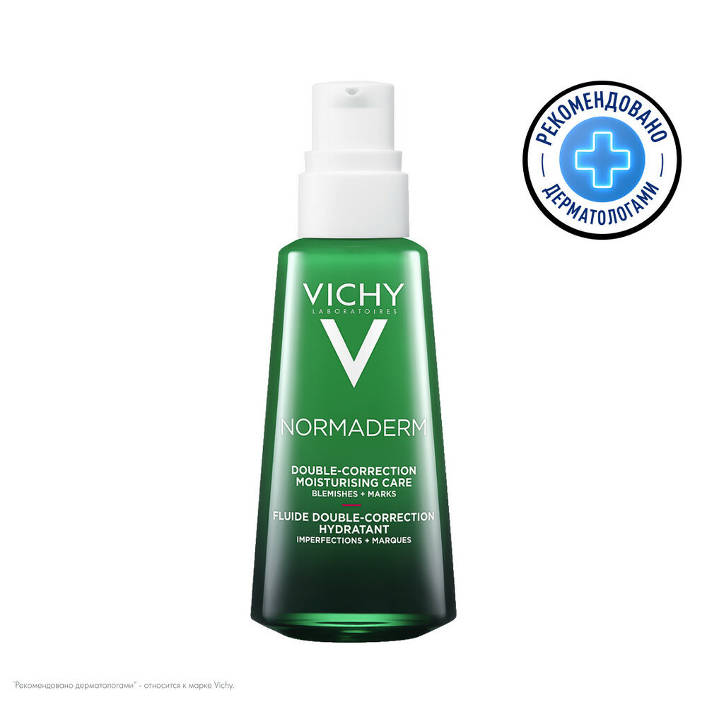 VICHY Normaderm Корректирующий уход с обновляющим и противовоспалительным действием для проблемной кожи, склонной к жирности, 50 мл