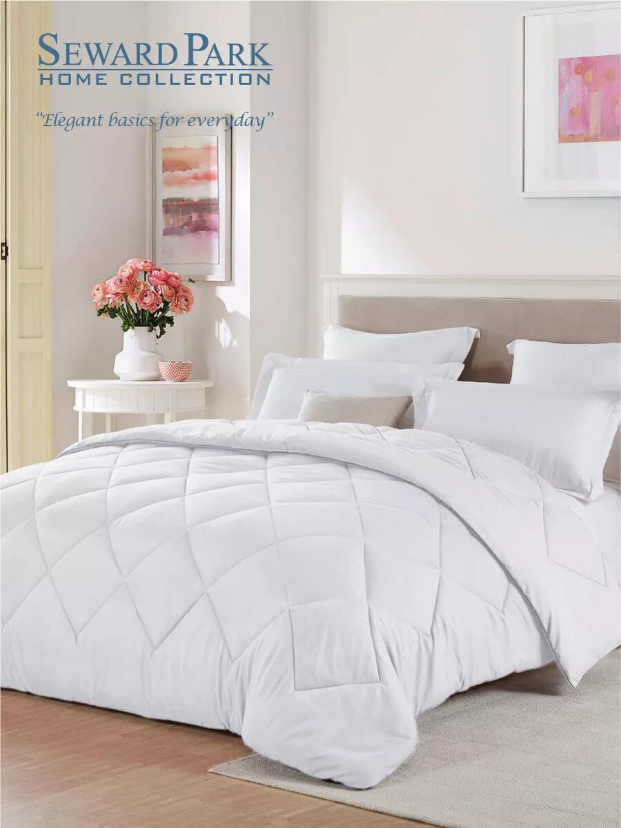 Одеяло покрывало 200х220 Лебяжий пух Скандинавия евро