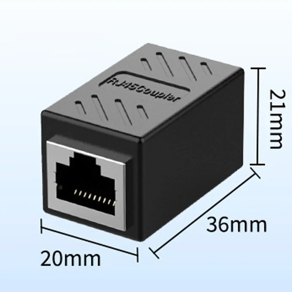 RJ45 Муфта DIKELANG Cat 5 Cat 6 Cat6a Мама-Мама
