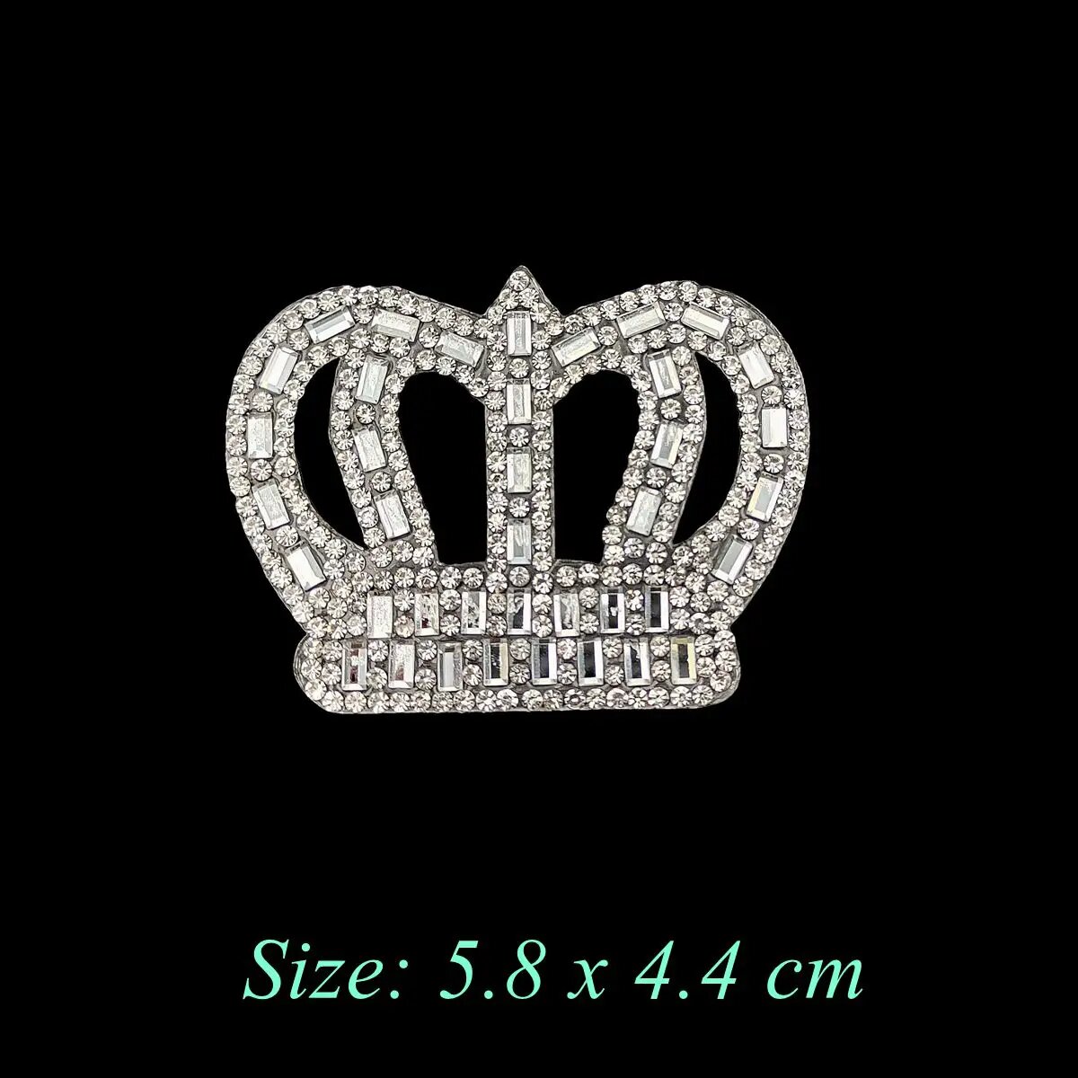 Стразы Crown Rhinestones, 5.8x4.4cm, A01W