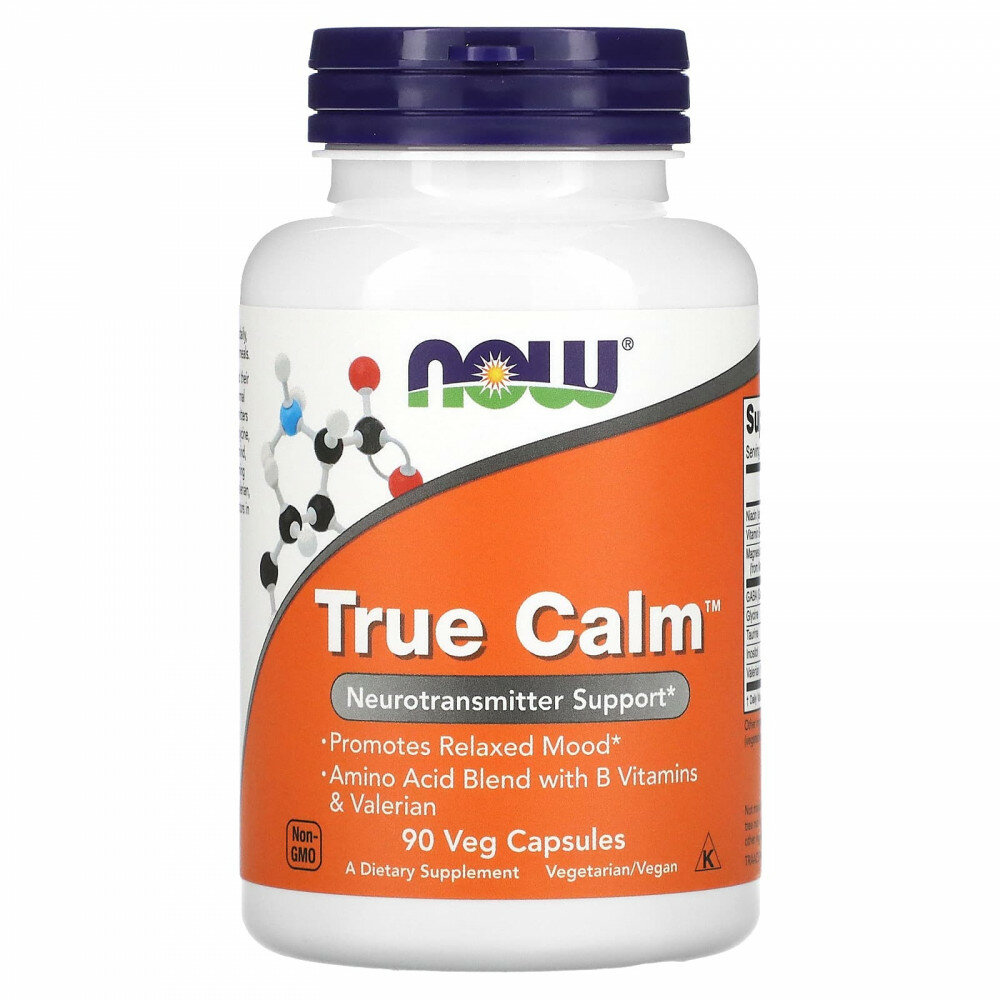 NOW Foods, True Calm™, 90 растительных капсул