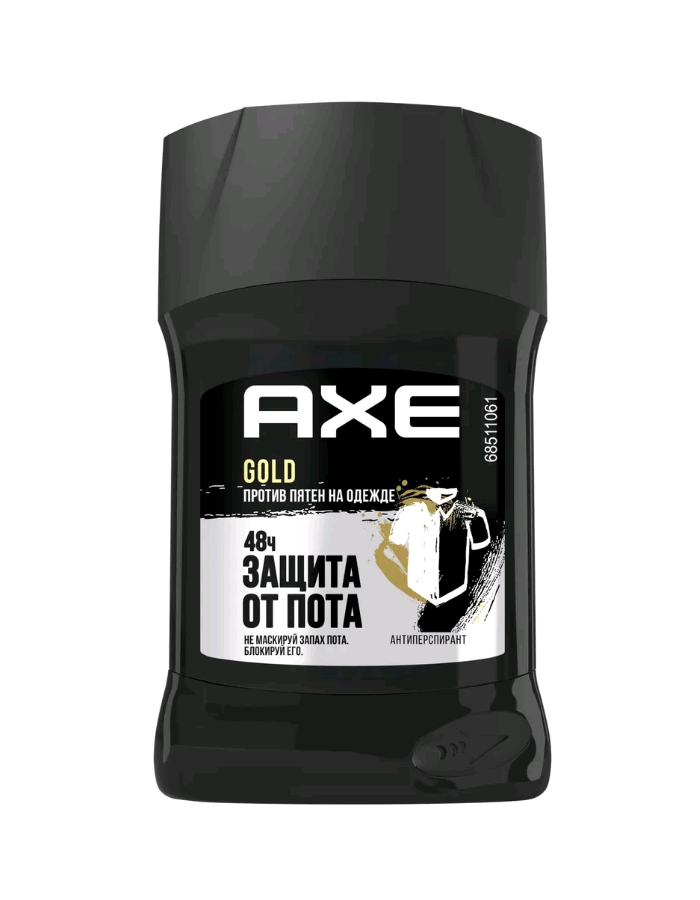 Axe men Gold - Против Пятен На Одежде Дезодорант-антиперспирант-стик "защита от пота" 50 мл.