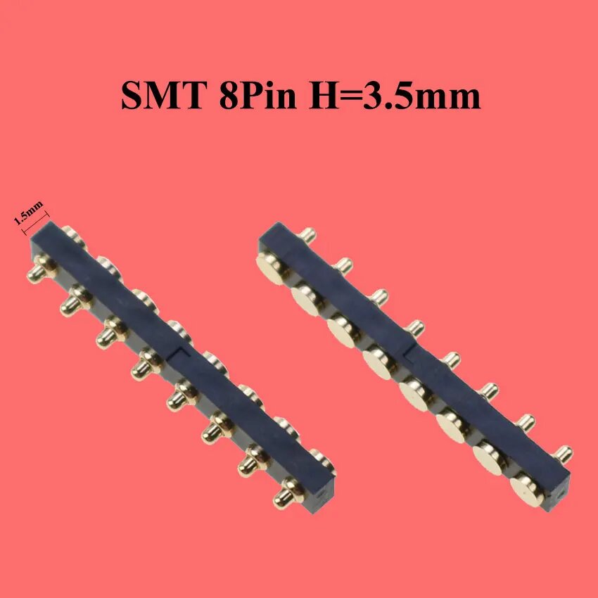 Cltgxdd Pogo Pin Connector SMT 8Pin 3.5mm