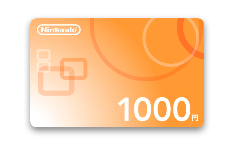Карта оплаты Nintendo eShop 1000 JPY Japan (Nintendo eShop (JP); Nintendo Switch; Регион активации Япония)