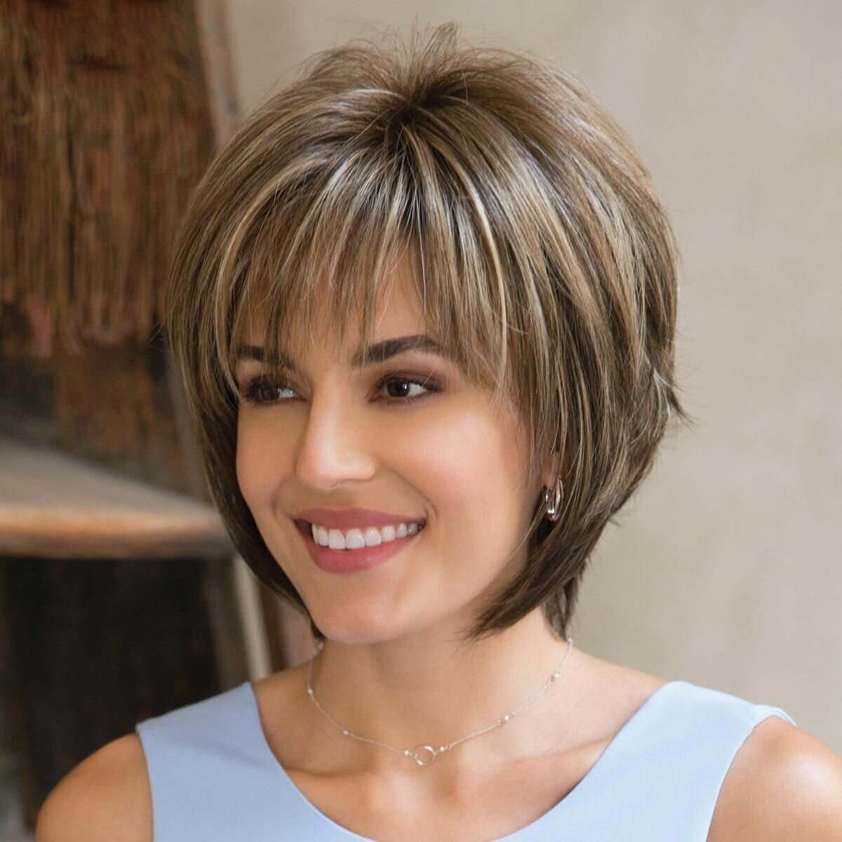 Женский парик короткие вьющиеся волосы натуральные