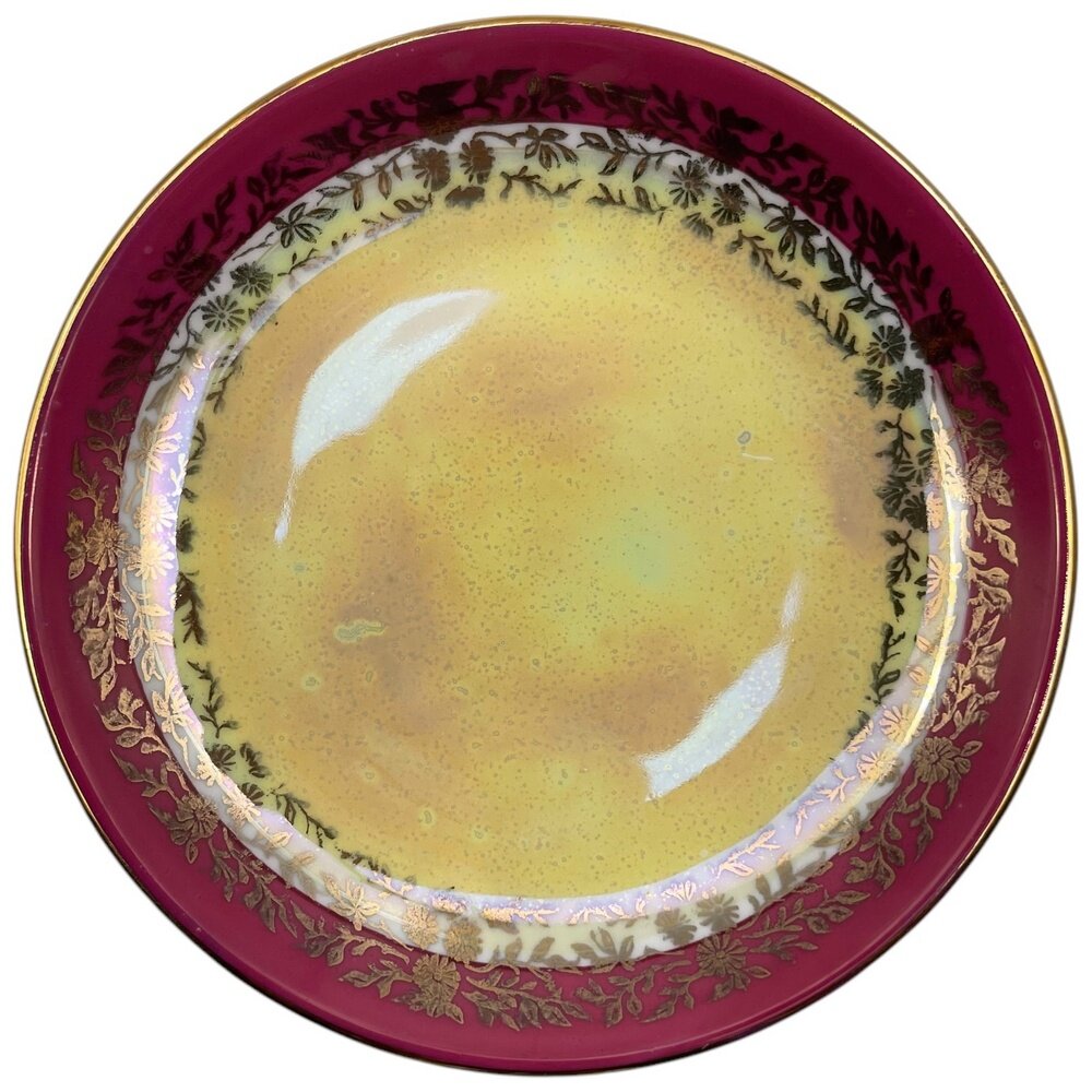 Розетка "Мадонна", 11 см, 1973-1976 гг, фарфор, люстр, Fortuna Eisenberg, ГДР