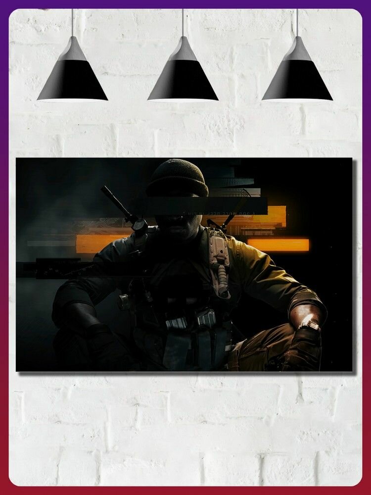 Картина интерьерная на дереве Игры Call of Duty (Колл оф дьюти, шутер, зов долга, PS, Xbox, PC, Switch) - 62412113