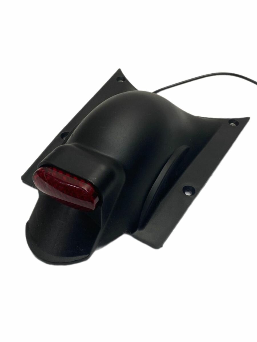 Заднее крыло для электросамоката Kugoo M2 в сборе с габаритом, чёрное