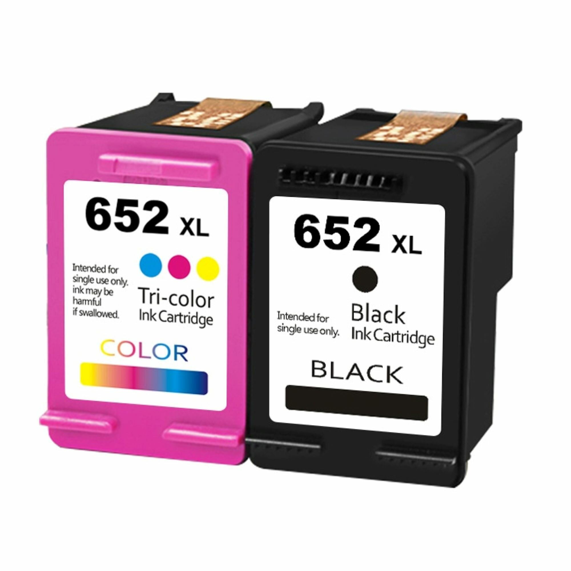 Картридж модели 652xl, подходит для Deskjet Ink Advantage/hp, цветной/черный, комплект из двух частей