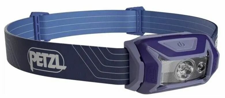 Фонарь налобный светодиодный Petzl TIKKA - Синий 350 lum, без встроенного аккумулятора, в комплекте батарейки AAA-3 шт