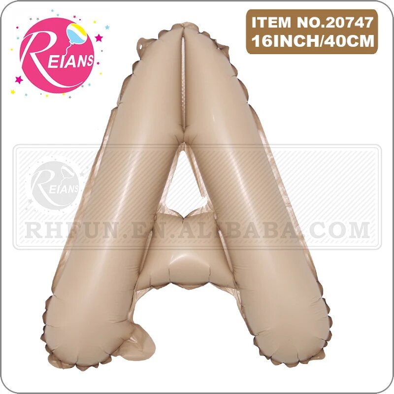 Карамельный фольгированный шар 16 дюймов с буквами и цифрами