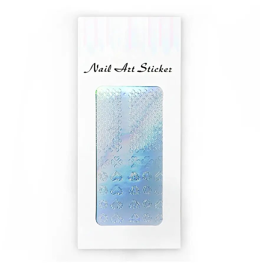 Наклейки Радужный микс №1373 Zoo Nail Art