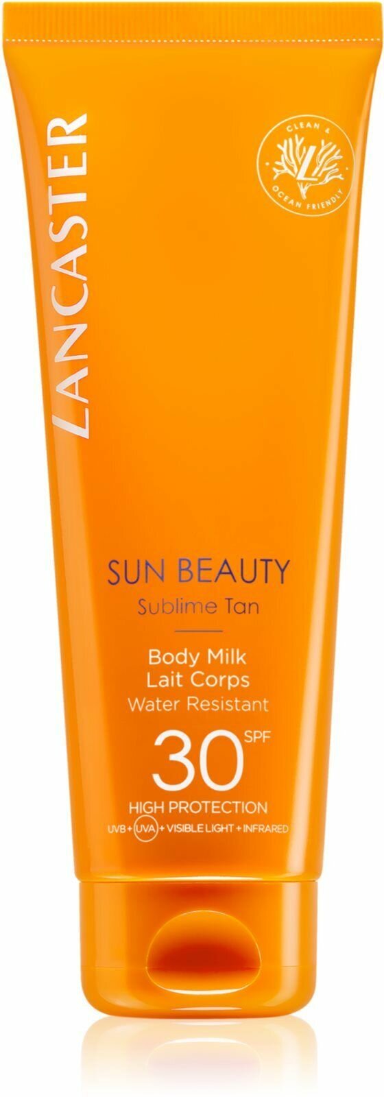 Lancaster лосьон для загара SPF 30 Sun Beauty Body Milk (ocean friendly) 250 ml