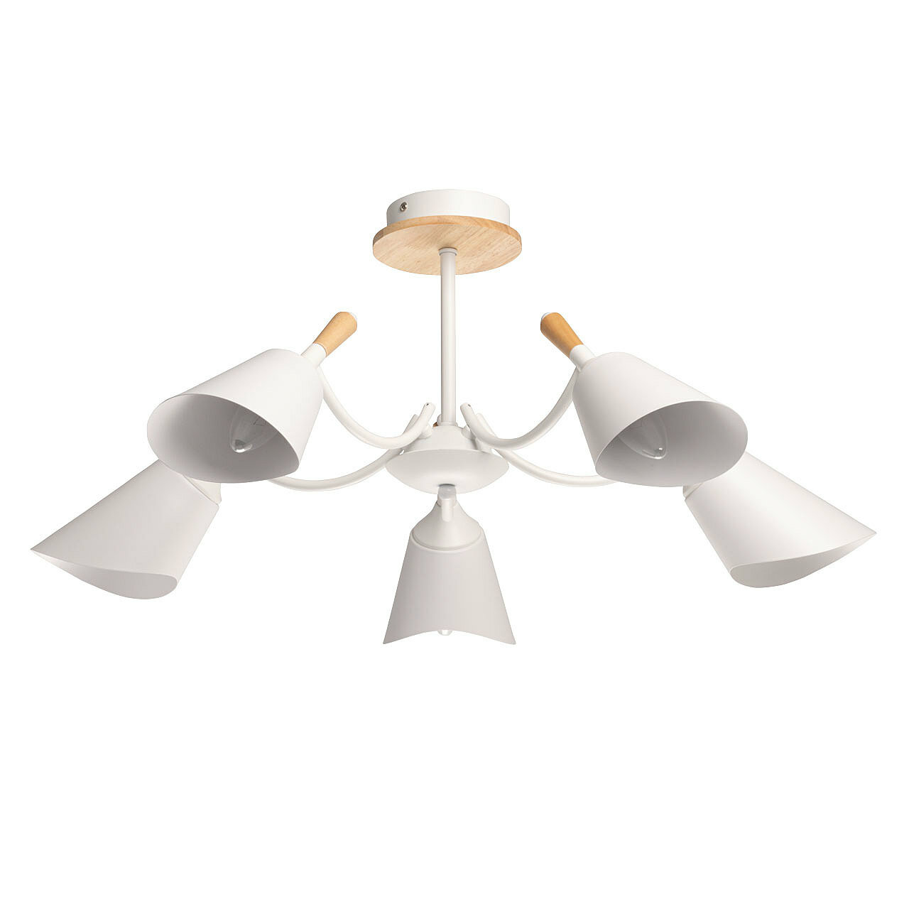 Потолочная люстра De Markt Дэла 635014805, E14, 50Вт, кол-во ламп:5шт, Белый