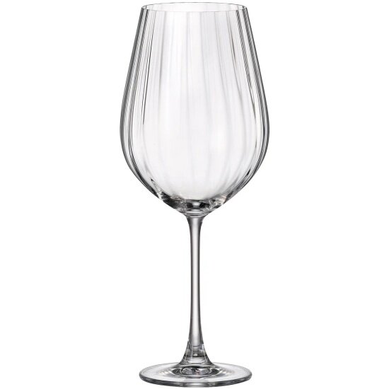 Набор бокалов для красного вина Crystal Bohemia "COLUMBA OPTIC", 850 мл (набор 6шт)