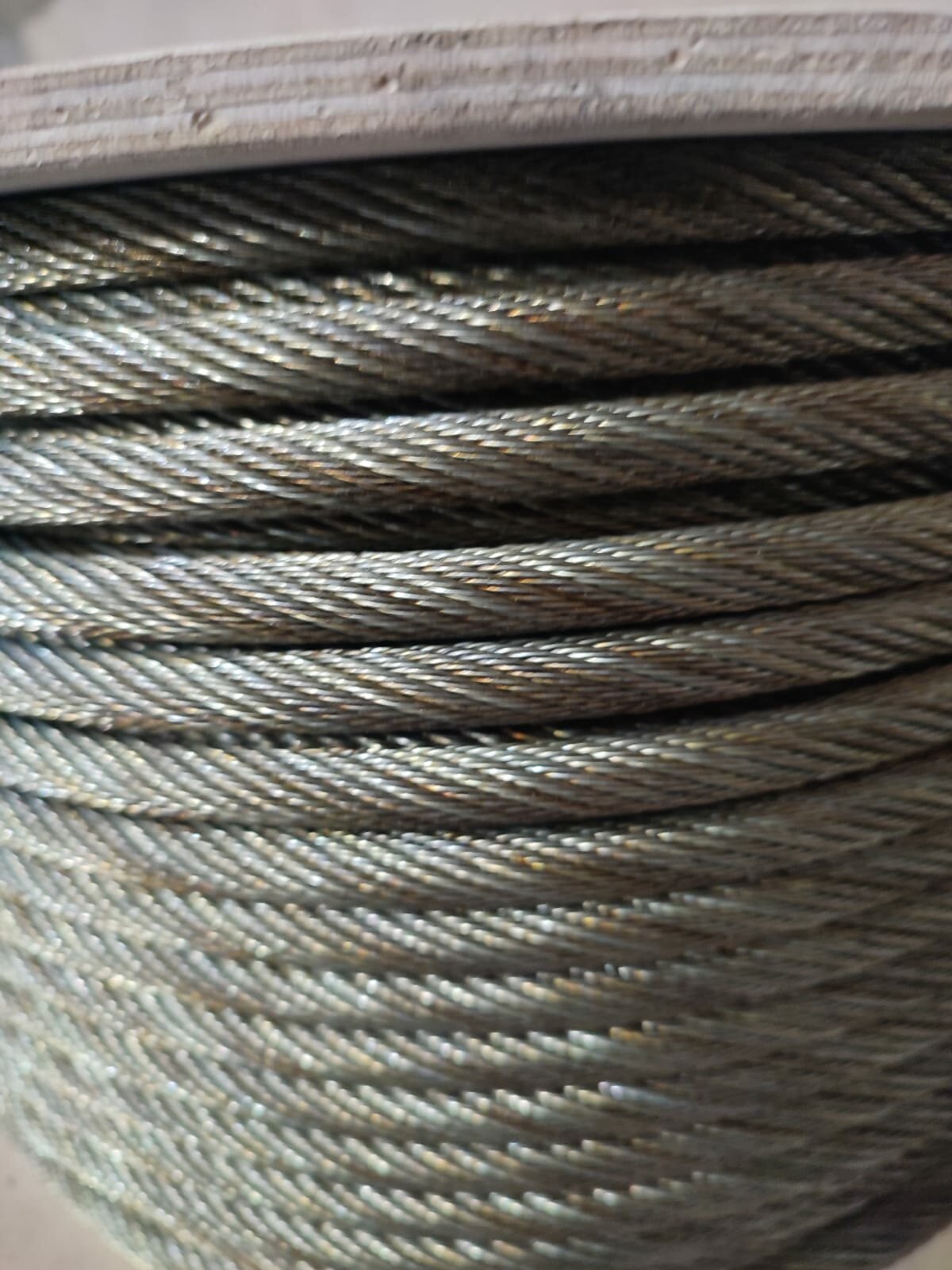 Трос КМУ Soosan Сусан (Канат DIN 3069 19х7 8 мм), мягкий манипуляторный.