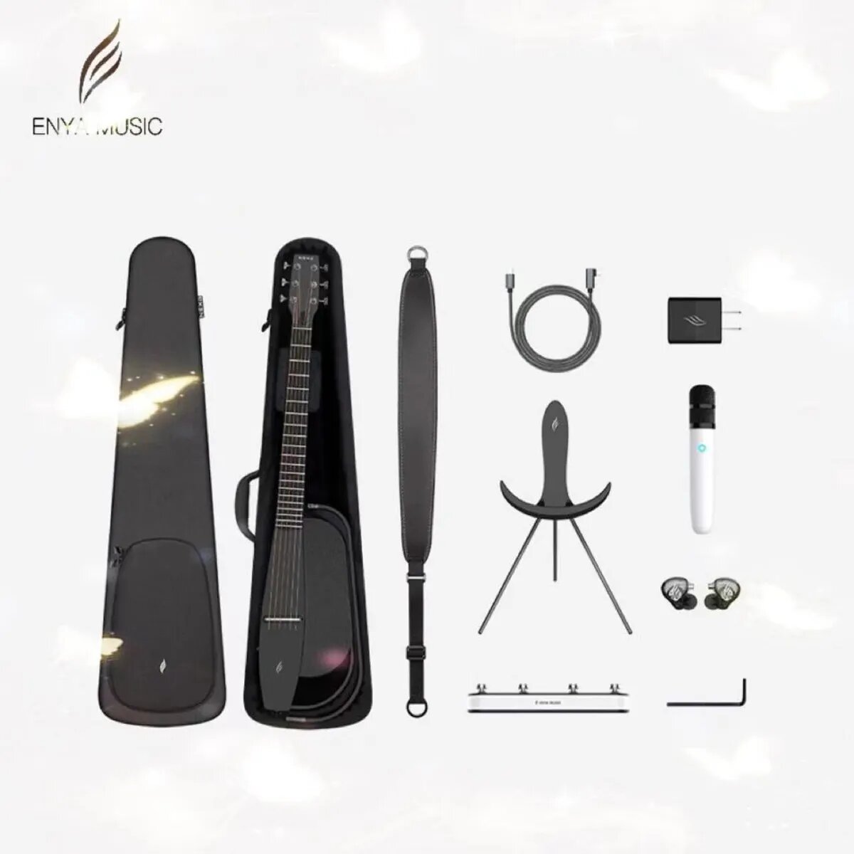 Enya Music Трансакустическая гитара Enya-NEXG 2-7_Black 6-струнная