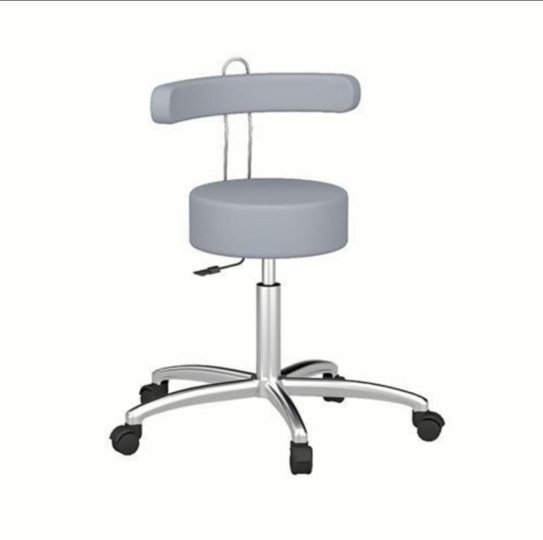 Стул лабораторный кож. зам серый (6 шт)