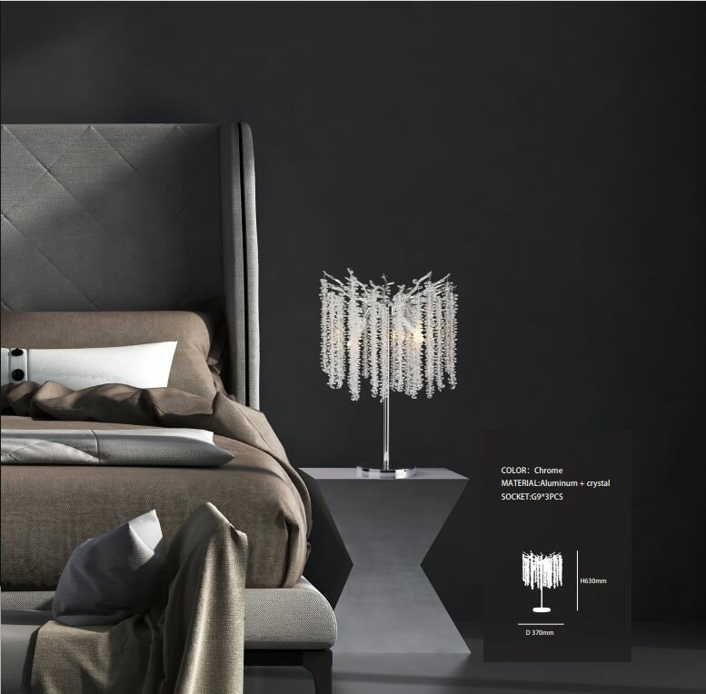 Хрустальный торшер RUIBO PL916, G9