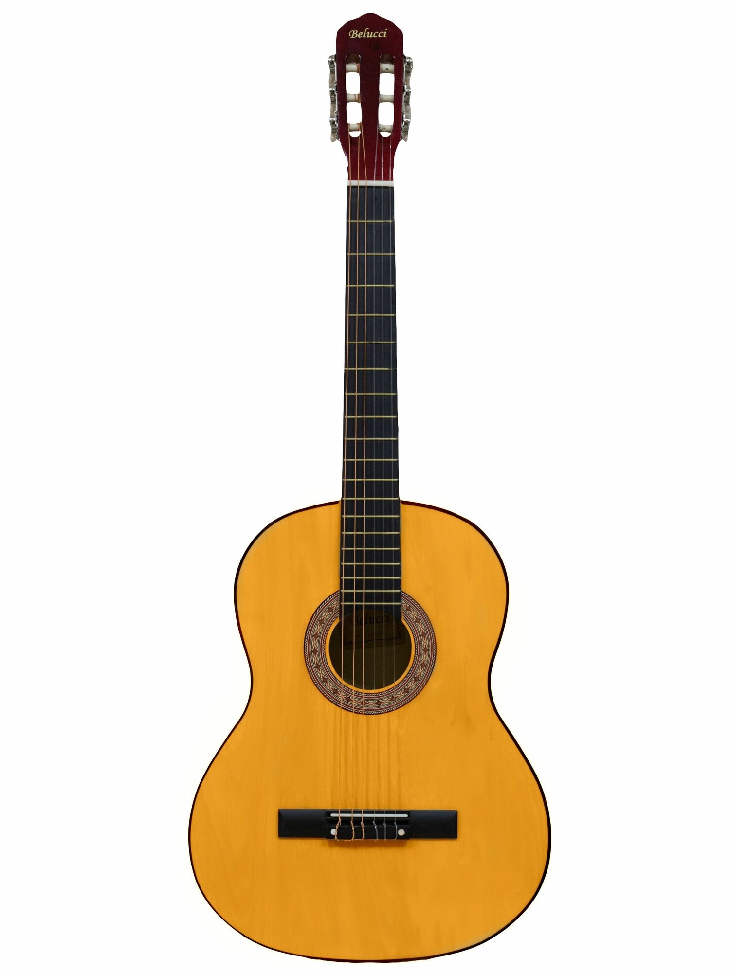 Гитара классическая 39" 4/4 Оранжевая (Инструмент начинающего музыканта, Belucci BC3905 OR)