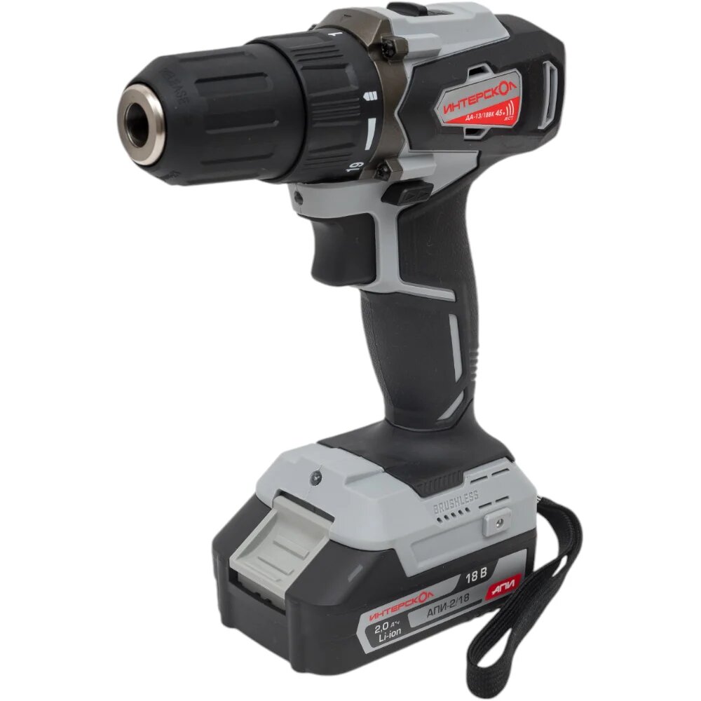 Аккумуляторная дрель-шуруповерт ИНТЕРСКОЛ ДА-13/18ВК 575.2.2.70
