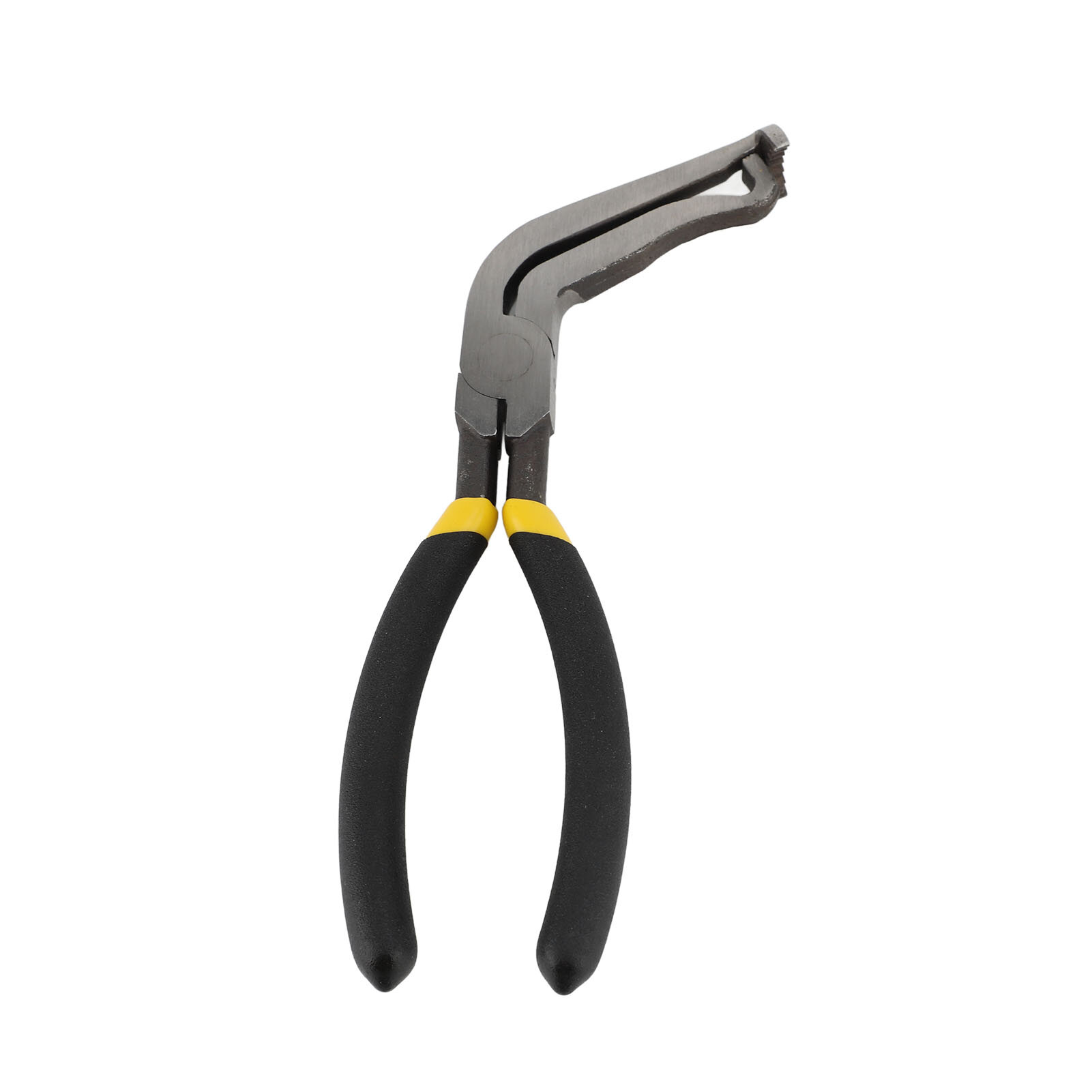Электроразъемные плоскогубцы из углеродистой стали с угловым наконечником 60° и крюкообразным концом, инструмент для автомобильных шлангов.