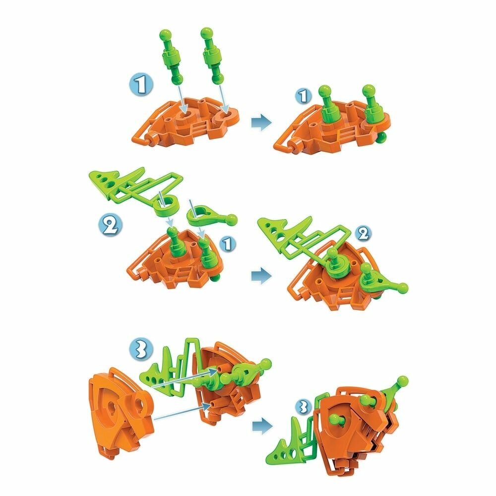 Игрушка-конструктор Технолог "Технозаврик", Церра, пластик