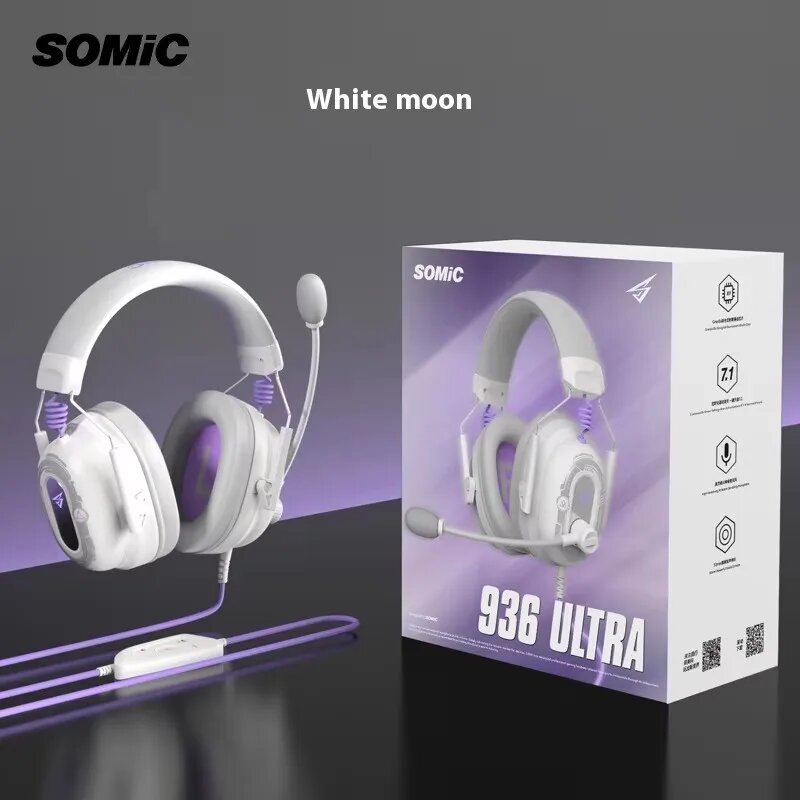 Somic 936ultra проводные киберспортивные наушники Haoyue ultra