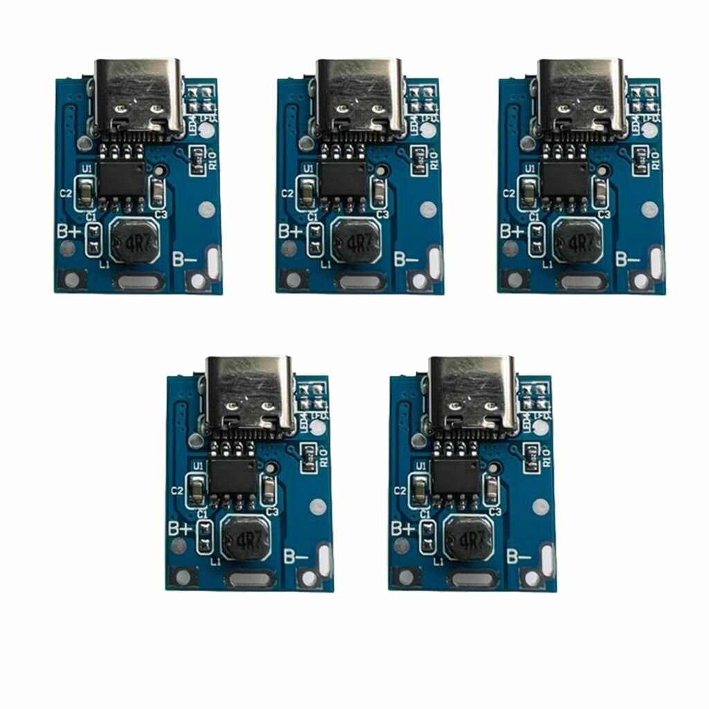 Модуль повышающего питания 5V с LED дисплеем для USB C/Micro