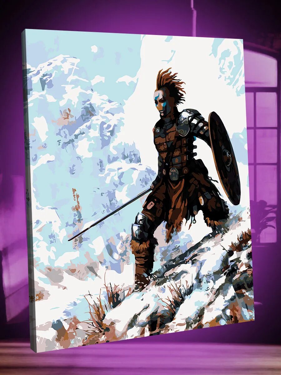 Картина по номерам Скандинавия викинги