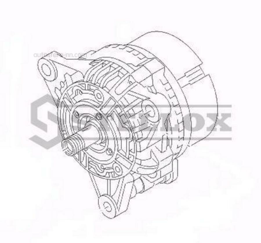 STELLOX 8802312SX генератор! 28V 110A разъём 5-pin с регулятором\ Howo T5G с дв. MC11/MC13, Omn MAN