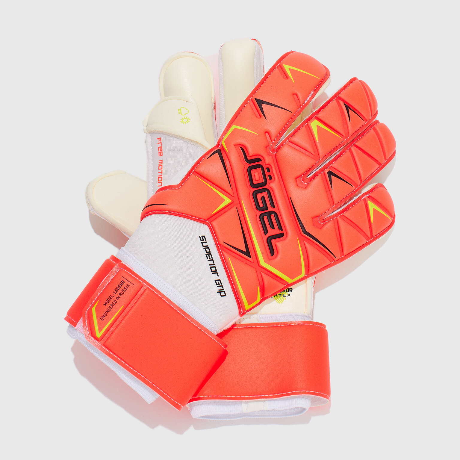 Перчатки вратарские Jogel Legend SL4 Roll Negative ЦБ-00004453, размер 9 (9 Размер ), Красный