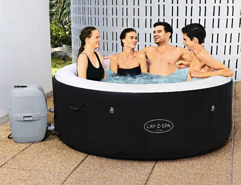 Надувной СПА бассейн Лей-Зи-Спа Майами (LAY-Z-SPA Miami) с аэромассажем, 180х66 см, 60001