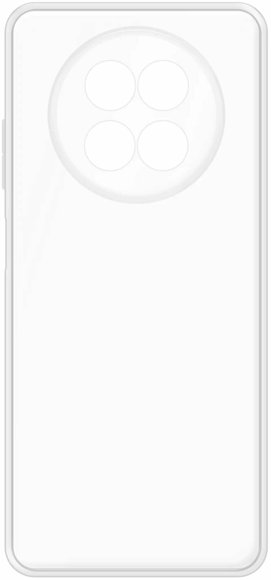 Клип-кейс KRUTOFF Clear Case для realme 13+ 5G прозрачный 580192