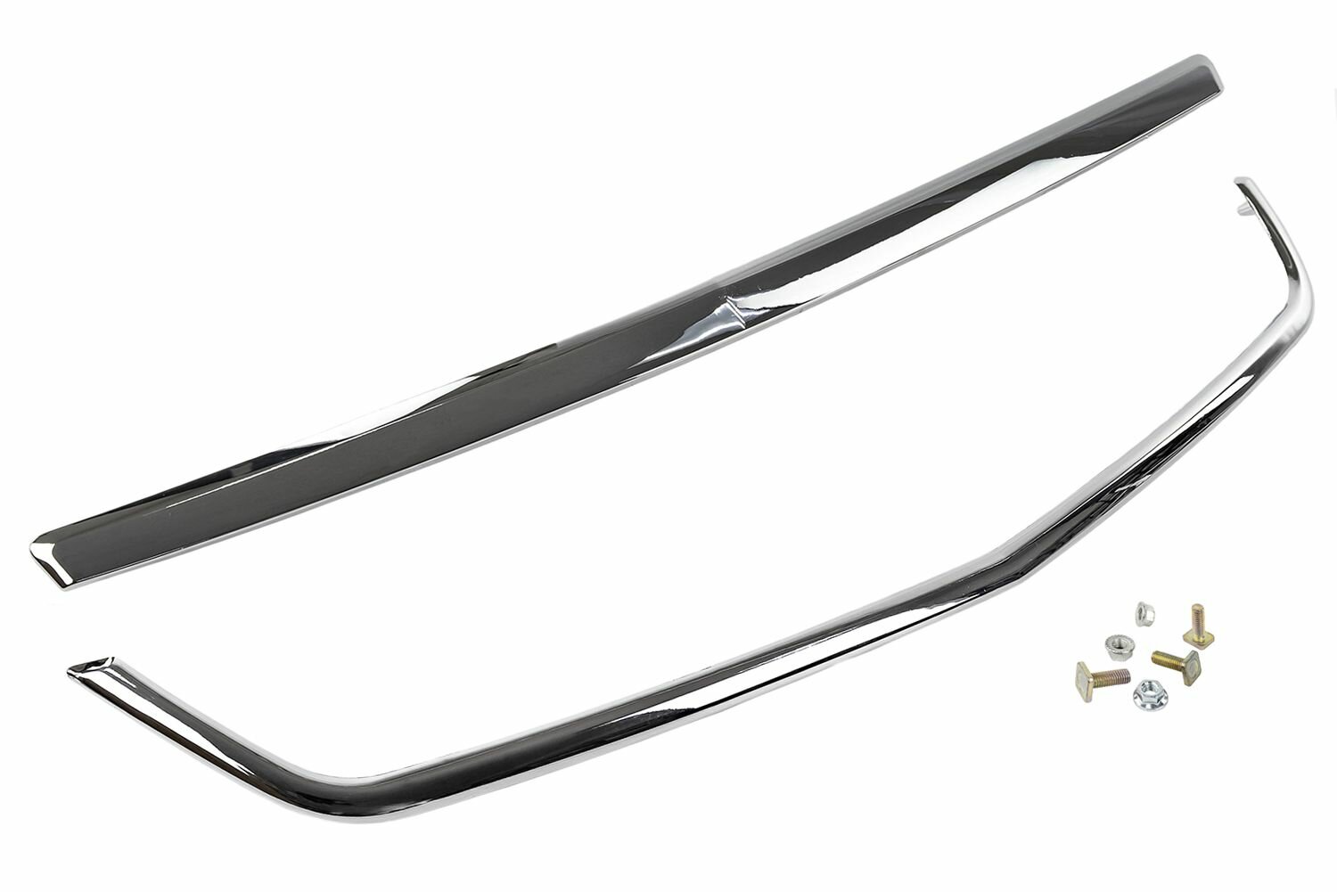 Хромированный набор передка (сабля и молдинг) для Лада Приора SE, Приора 2