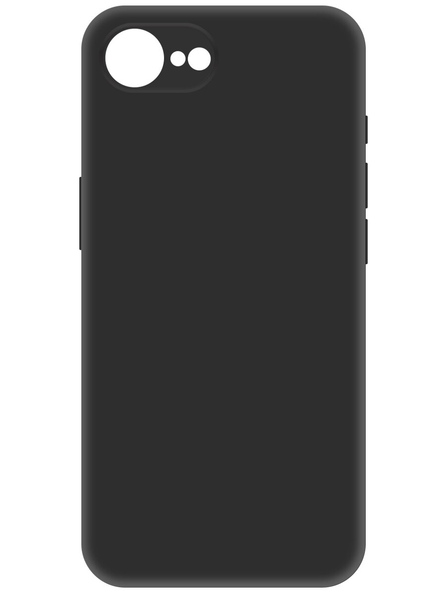 Чехол-накладка Krutoff Soft case для Apple iPhone 16e черный