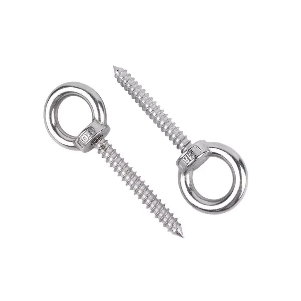 Винты нержавеющая сталь 304 с крючком M4M5M6M8M10M12 2pcs M8X40