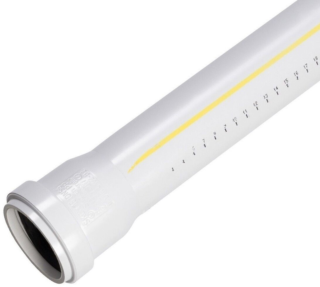 Труба канализационная Ostendorf (Skolan Safe) SKEM 50 x 250 мм (332010)