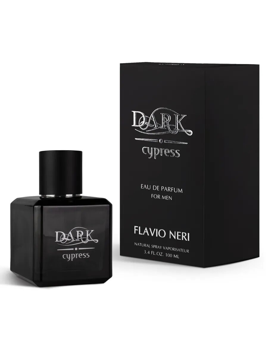 Парфюмерная вода Flavio Neri "Dark Cypress", древесный аромат, мужская, 100мл