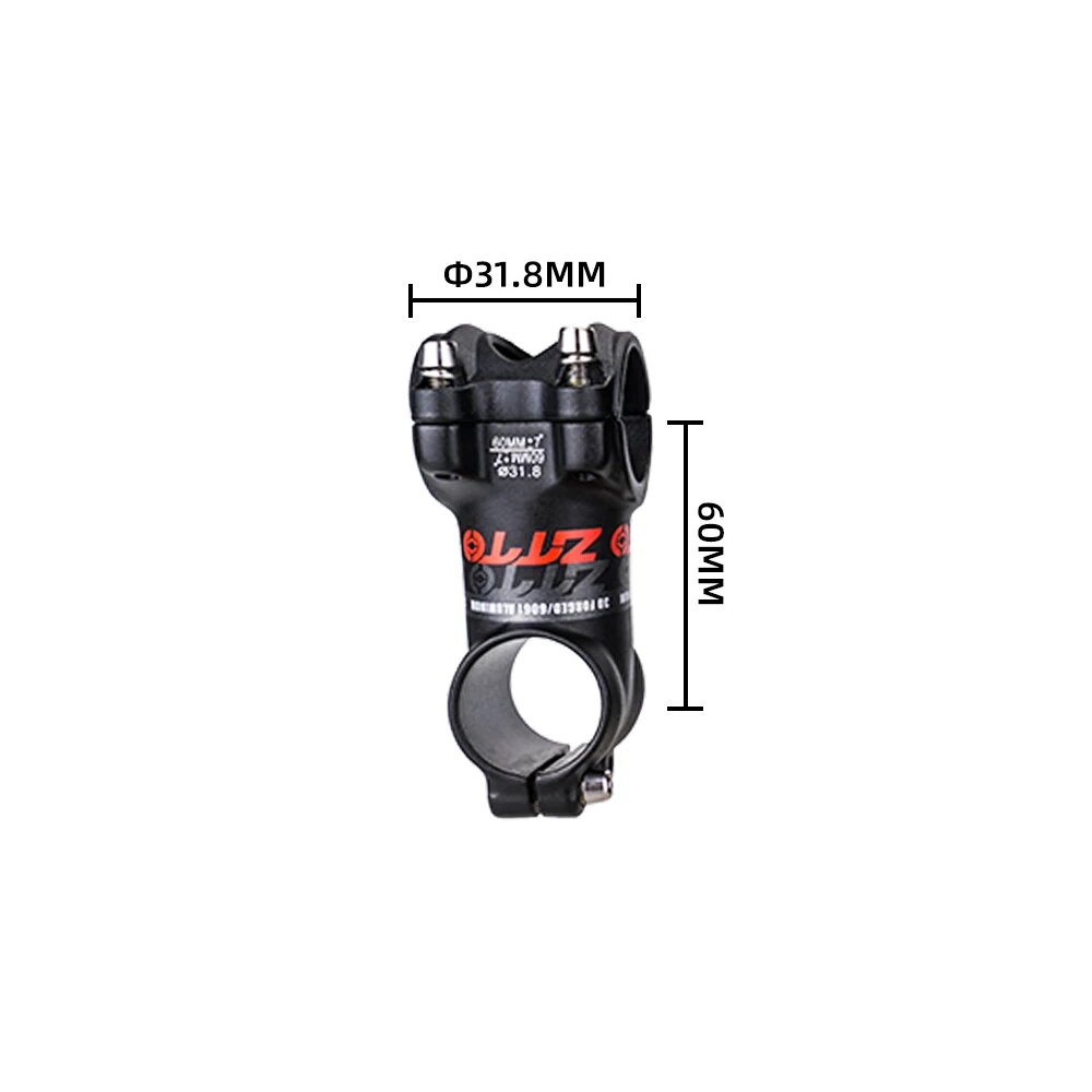 ZTTO MTB Power Вынос руля 60-120 мм черный Черный, Red logo 60mm